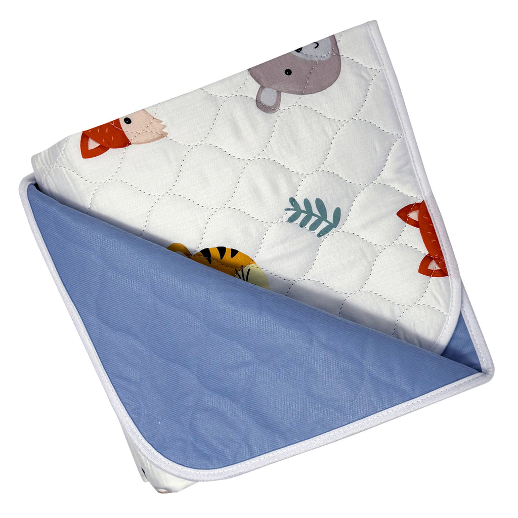 Organic Bamboo Incontinence Pads for Kids - Tiger Bear Fox | Wovenx